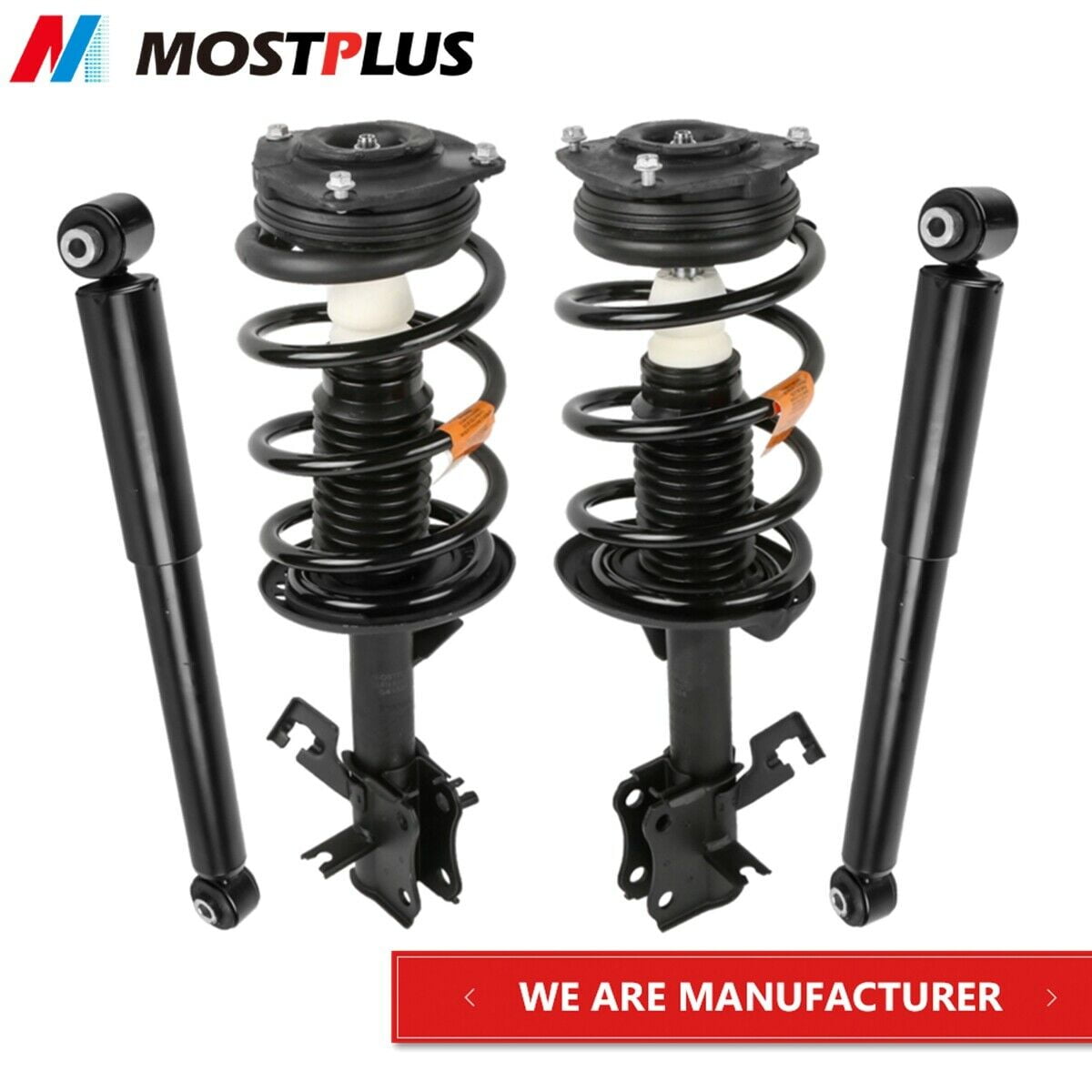 Front & Rear Shock Absorbers Struts Assembly Set(4) for 07-12 Nissan ...