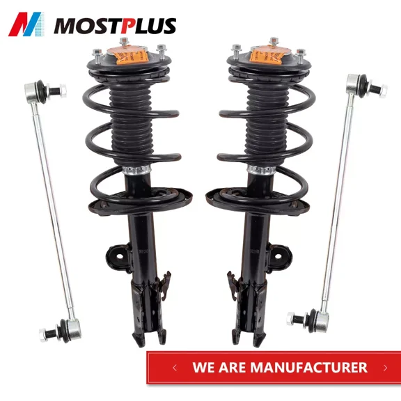 TRQ Rear Air to Coil Spring Shock Suspension Kit for Buick Chevy GMC ...