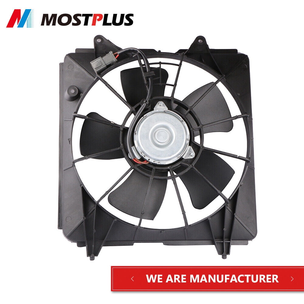 MOSTPLUS Left Side Radiator Cooling Fan Assembly for 2006-2011 Honda ...