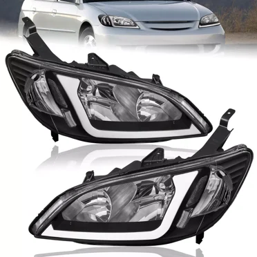 AKKON Front Assembly - 2005-2010 Chrysler 300 Halogen Type Black ...