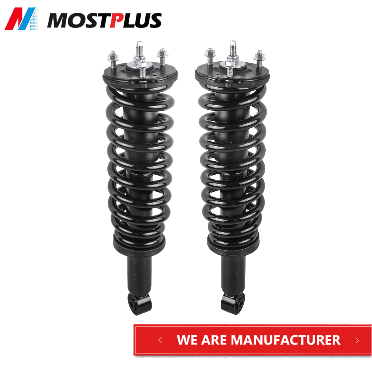 MOSTPLUS Pair Front Complete Shock Struts Assembly for 2001-2007 Toyota ...