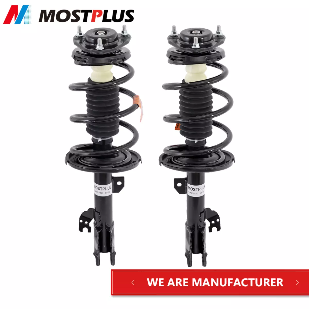 Mostplus Pair Front Complete Shock Struts Assembly For 2011 2014 Toyota