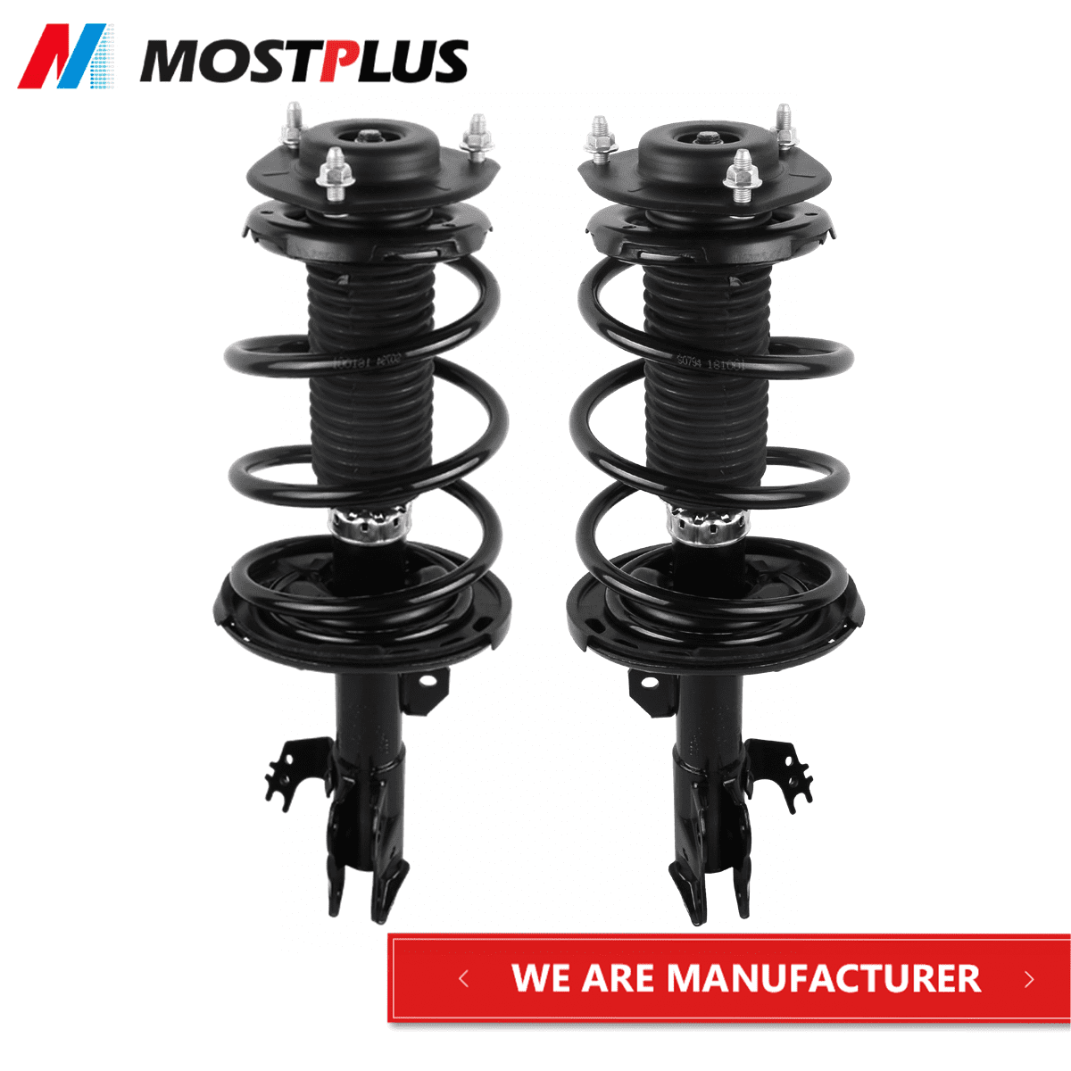 MOSTPLUS Pair Front Complete Shock Struts Assembly for 2012-2017 Toyota ...