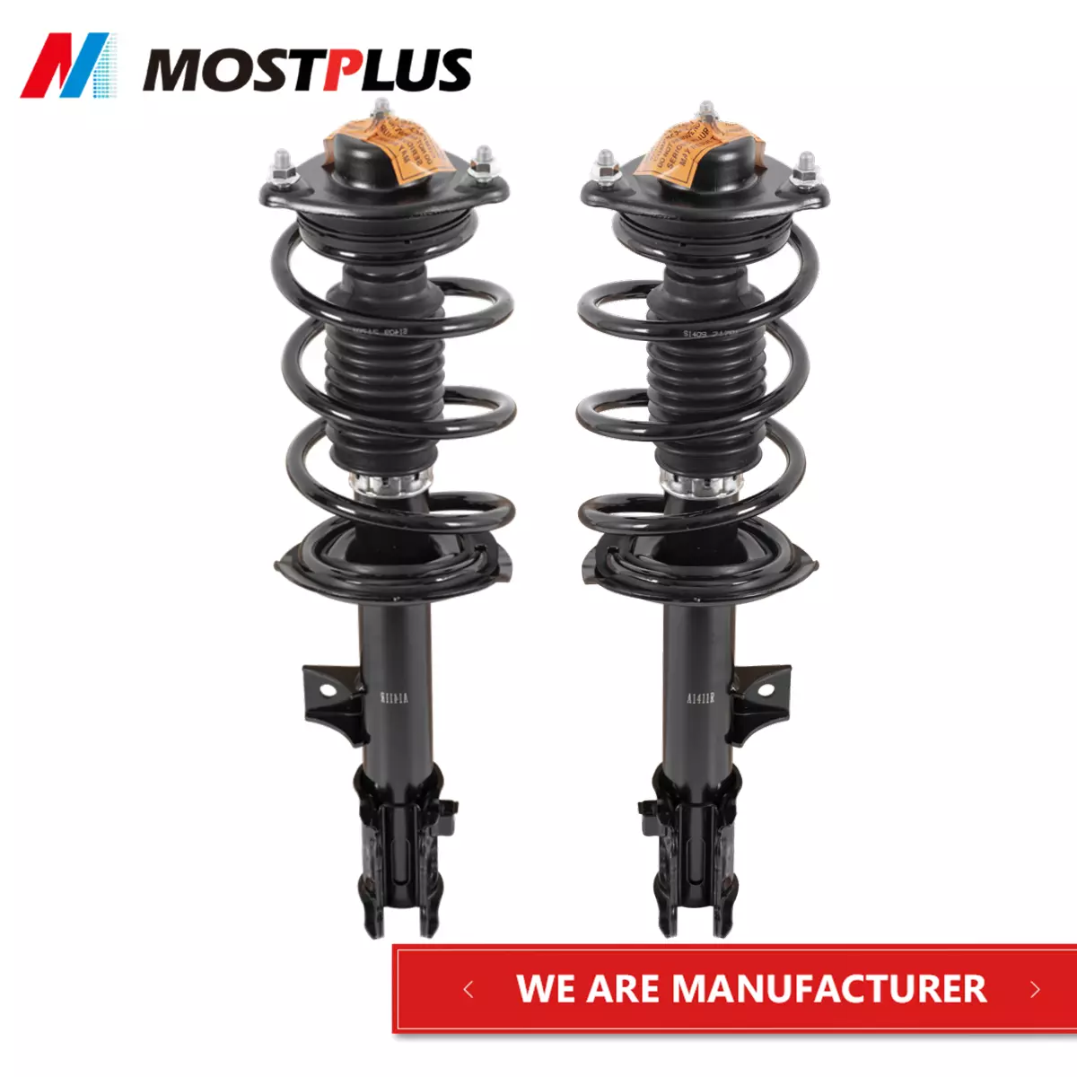 Mostplus Pair Front Complete Struts W Coil Spring For 2010 2013