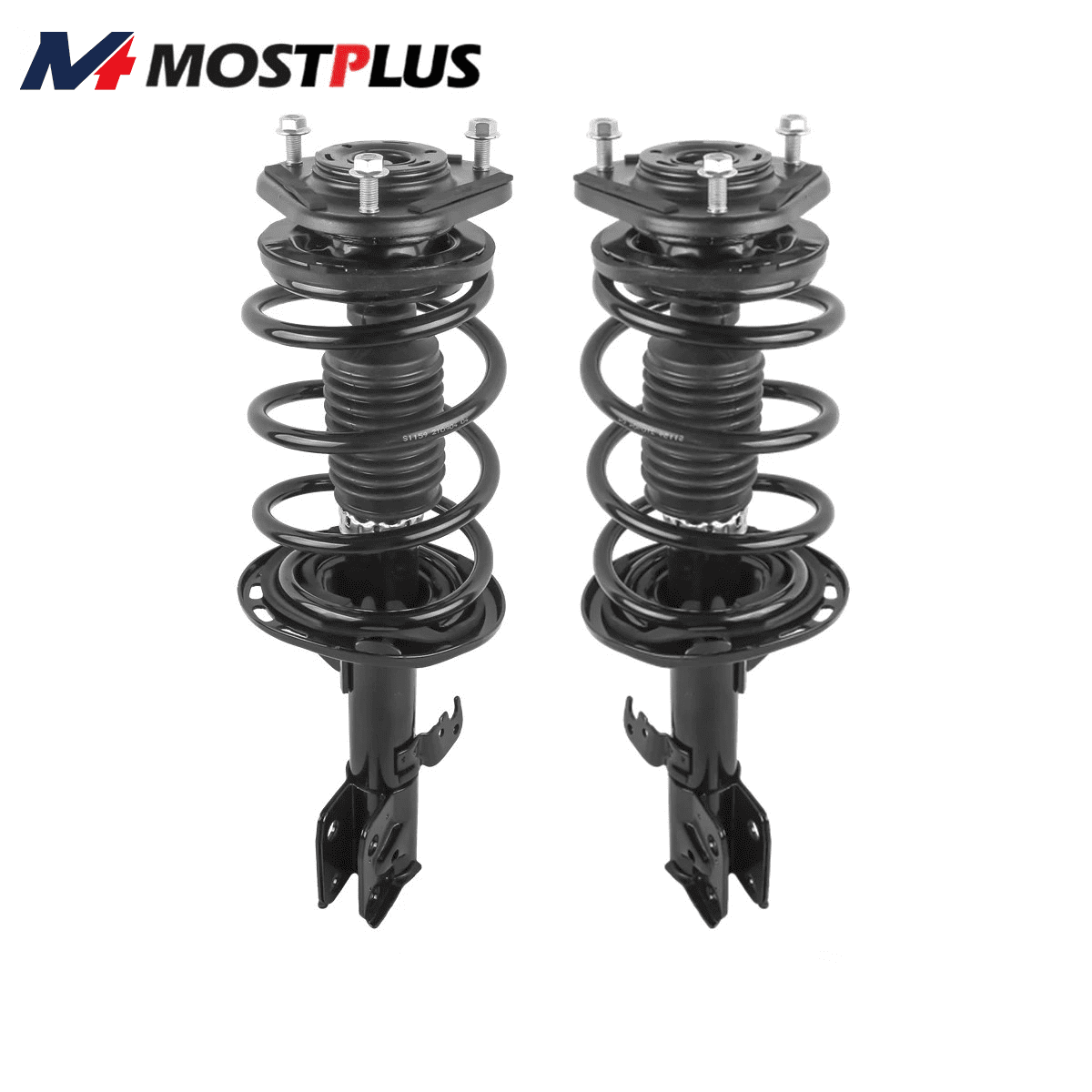 MOSTPLUS Pair Front Shock Struts Suspension Kits w/ Springs for 14-19 ...