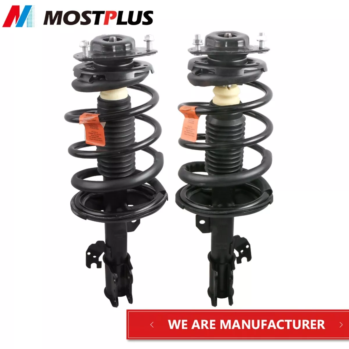 MOSTPLUS Pair Front Shocks Struts w/ Coil Springs for 2002 2003 Toyota ...