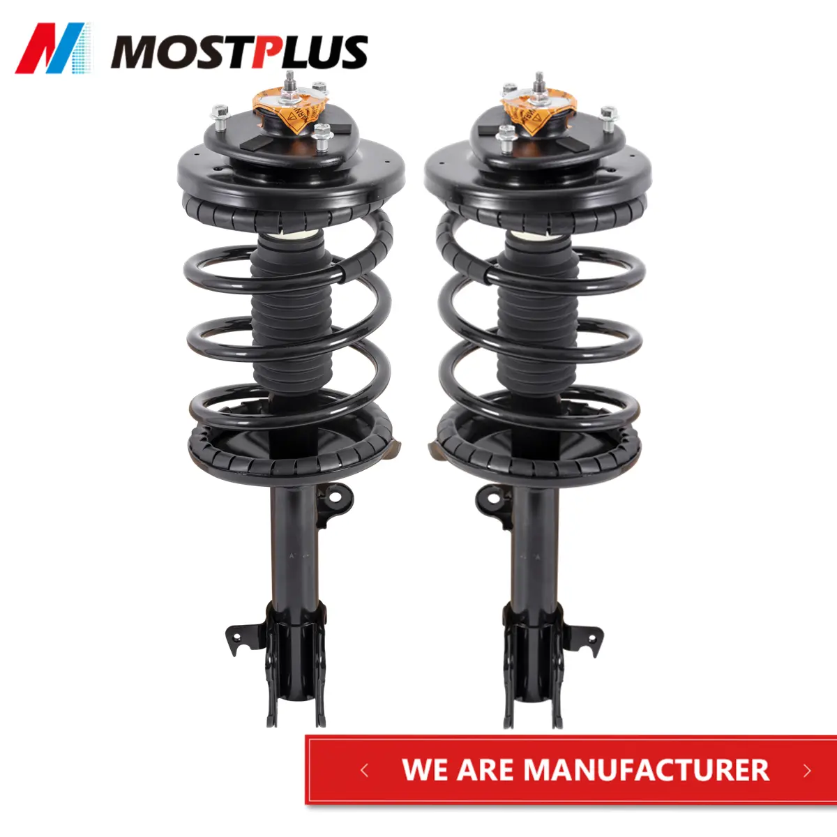 MOSTPLUS Pair Front Struts w/ Coil Spring Assembly for 2003-2008 Honda ...