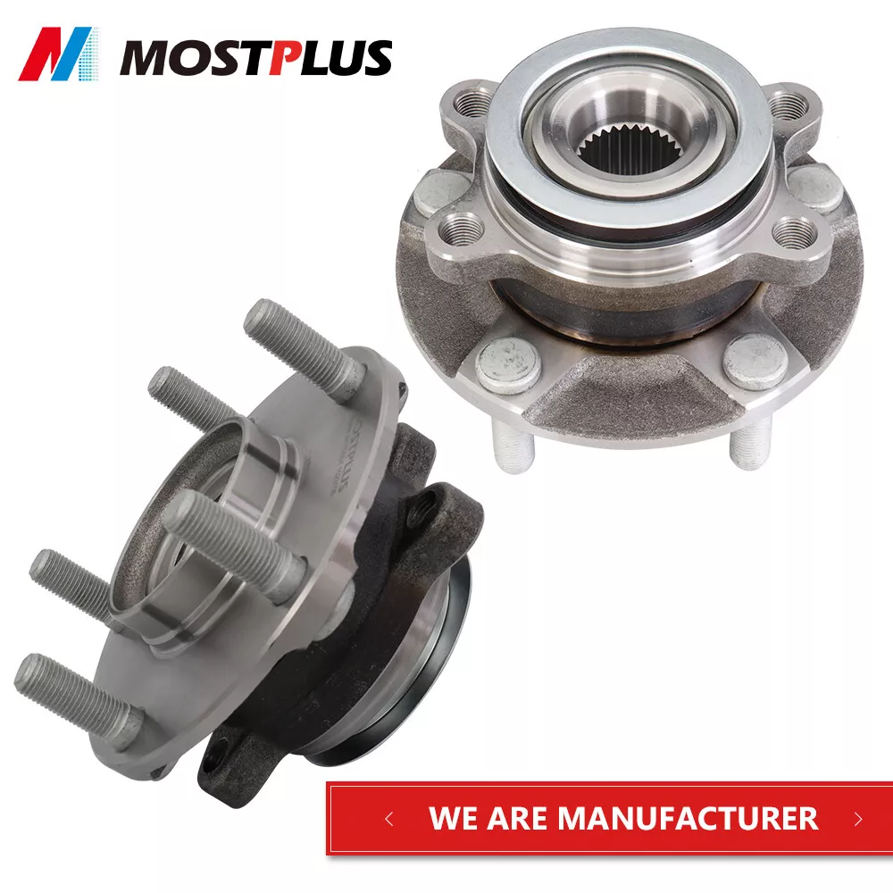 MOSTPLUS Pair Front Wheel Hub Bearing Assembly for 08-13 Nissan Rogue ...