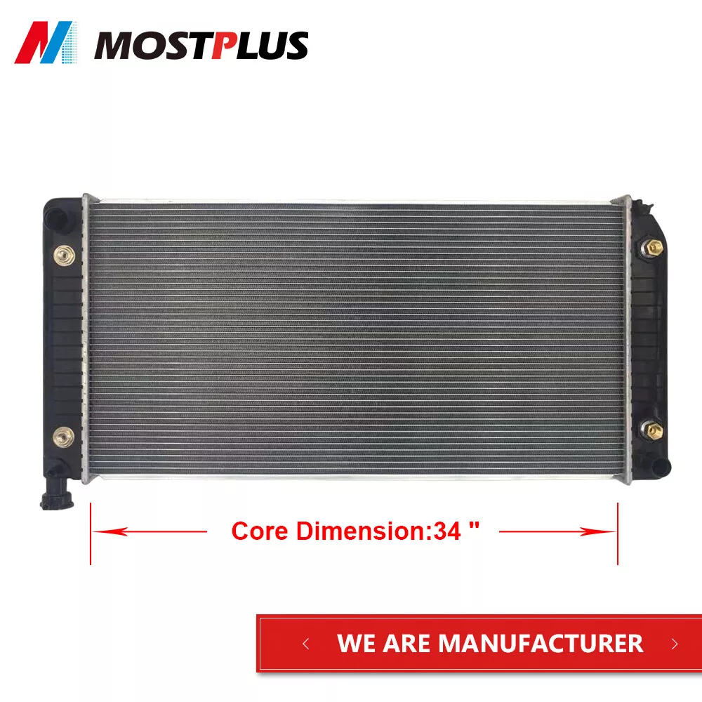 MOSTPLUS Radiator for Chevy GMC C/K 1500 2500 3500 Pickup Yukon 5.0L 5 ...