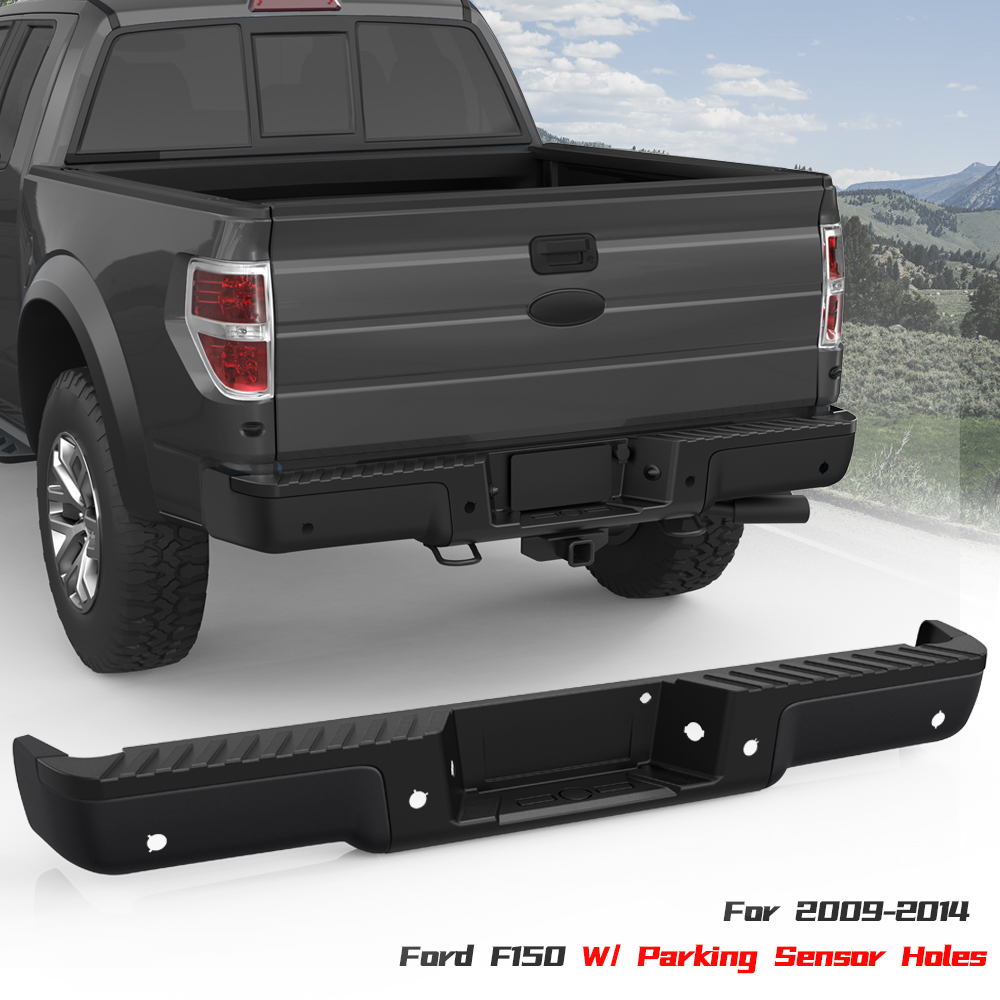 Step Bumper For 06-08 Ford F-150 Assembly Pull Bar With Sensor Holes ...