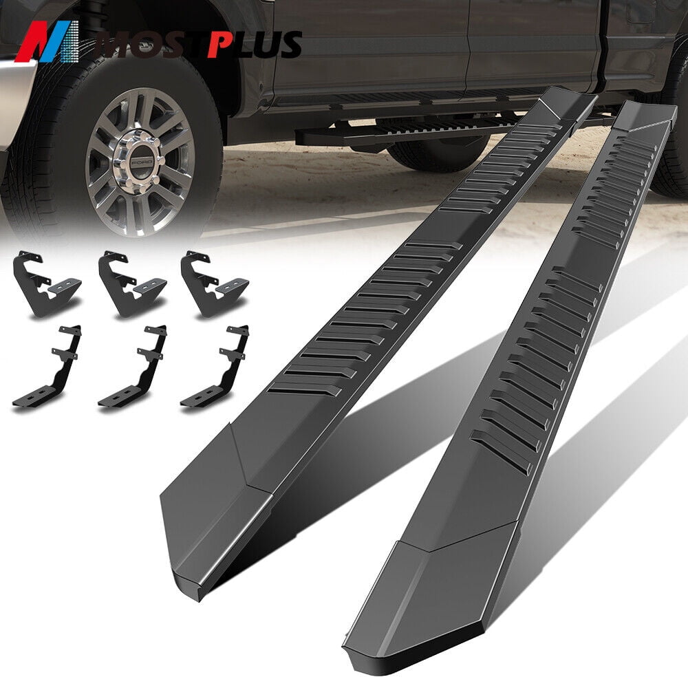 MOSTPLUS Running Boards Side Steps Nerf Bar for 2017-2024 Ford F250 ...