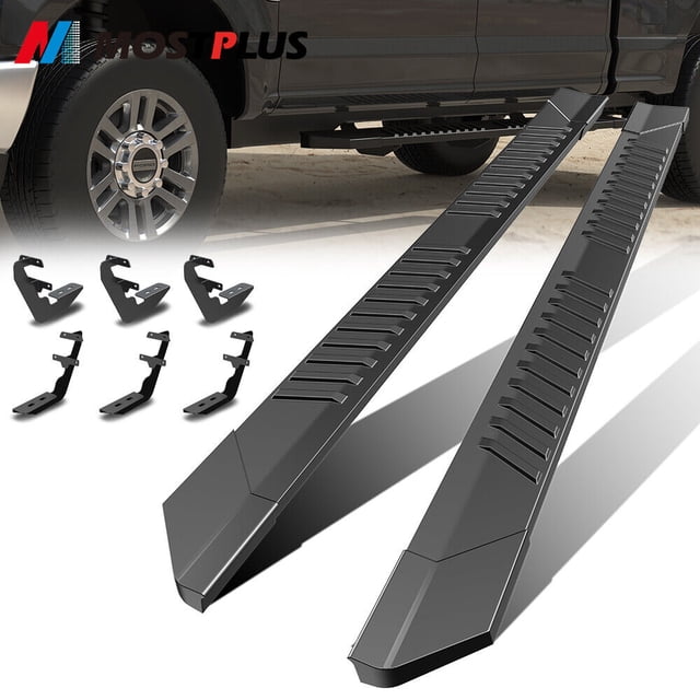 MOSTPLUS Running Boards Side Steps Nerf Bar for 2017-2024 Ford F250 ...