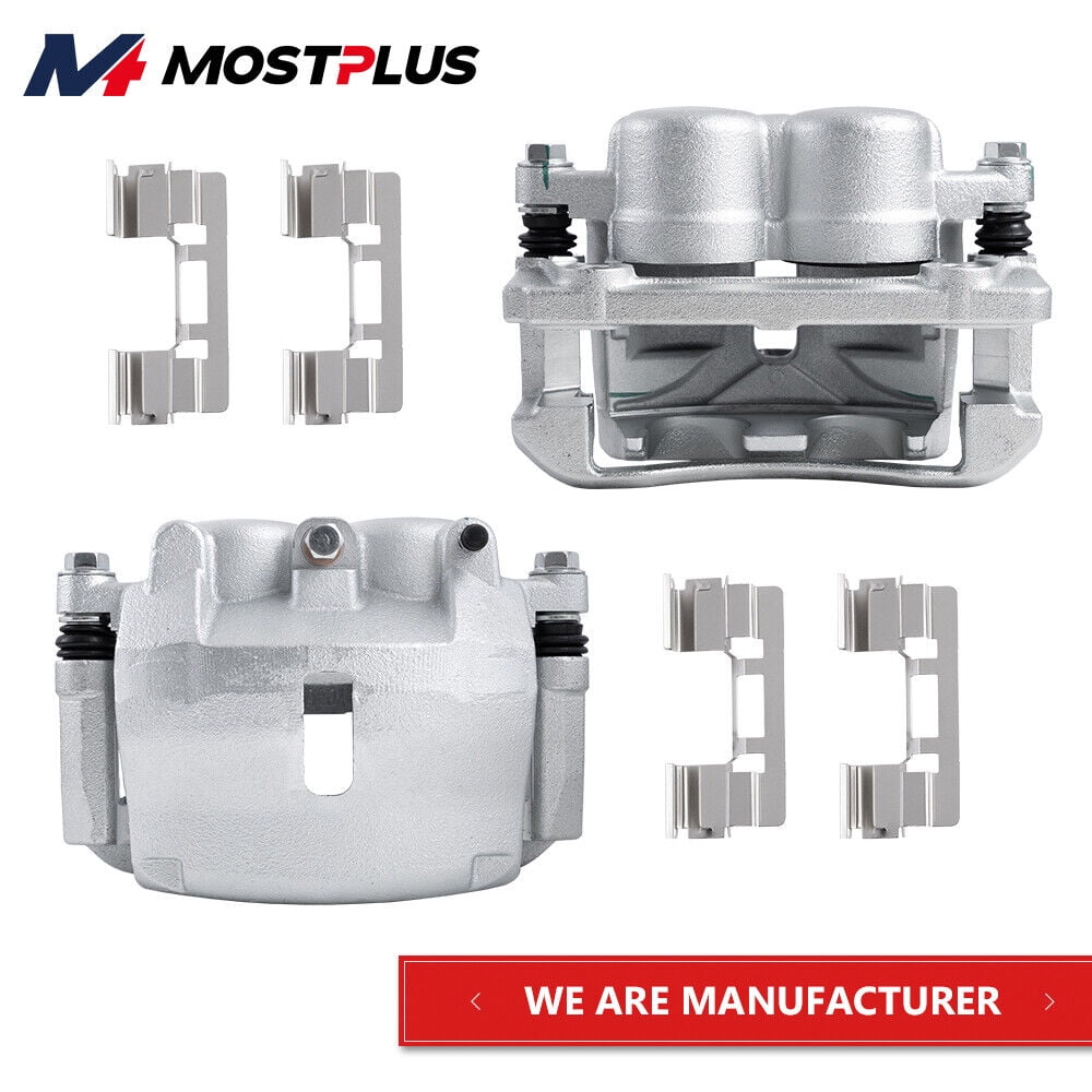 MOSTPLUS Set(2) Front Disc Brake Calipers w/ Brackets for 2005-2008 ...