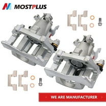 MOSTPLUS Set(2) Front Disc Brake Calipers w/ Brackets for 2005-2008 ...