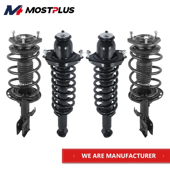 MOSTPLUS Set 4 Complete Struts Shock Absorbers for 2014-2019 Toyota ...