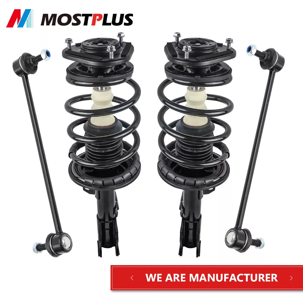 MOSTPLUS Set(4) Front Complete Struts Shocks w/ Sway Bar End Links for ...