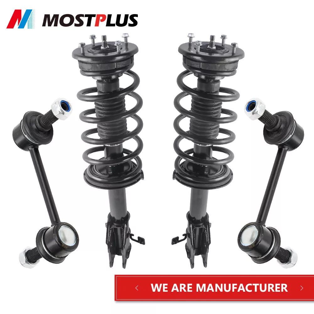 MOSTPLUS Set(4) Front Shocks Struts w/ Sway Bar Links for 2011-2014 ...