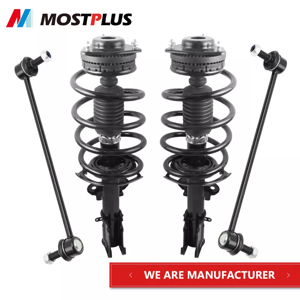 MOSTPLUS Set(4) Front Strut Shocks Sway Bar End Link for 2008-2020 ...