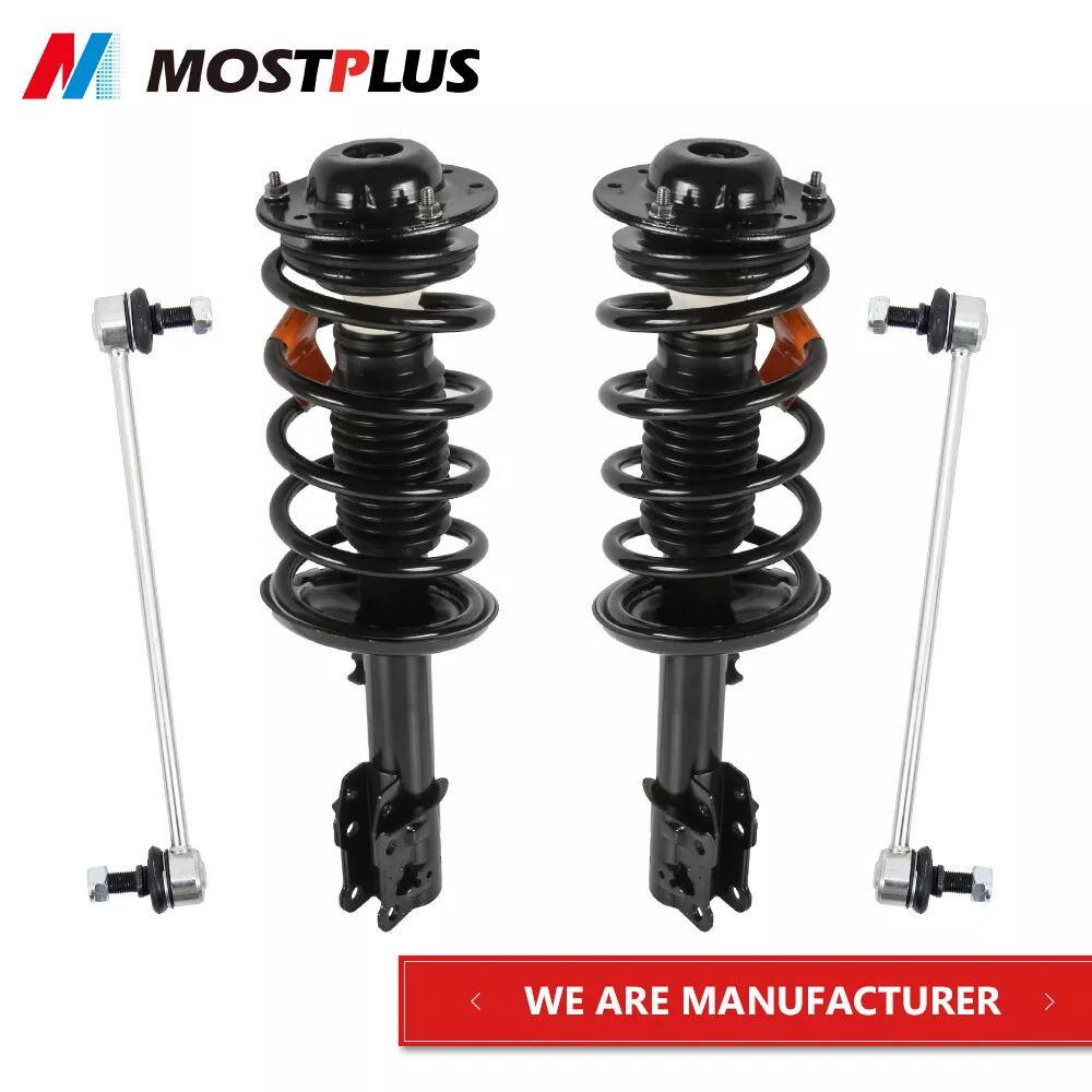MOSTPLUS Set(4) Front Struts Assembly w/Sway Bars for 04-12 Chevy ...