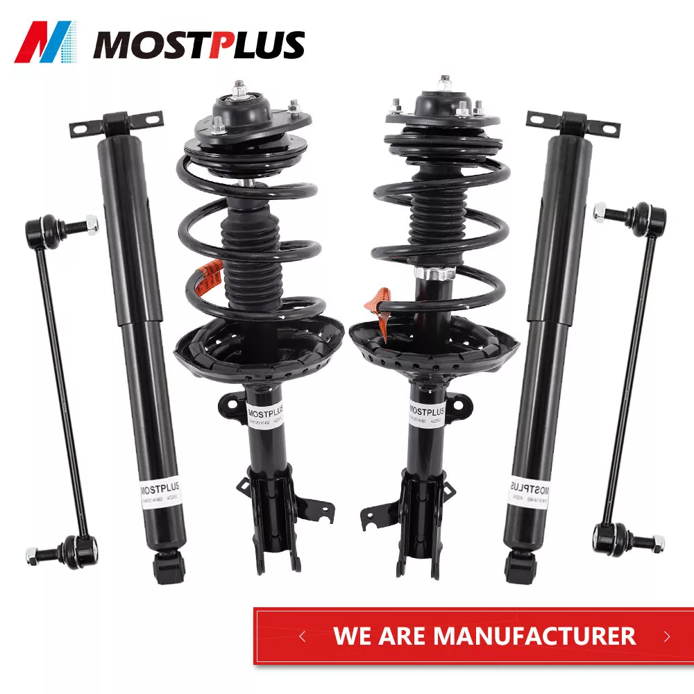 MOSTPLUS Set(6) Front & Rear Shocks Struts w/ Sway Bar for 2005-2007 ...