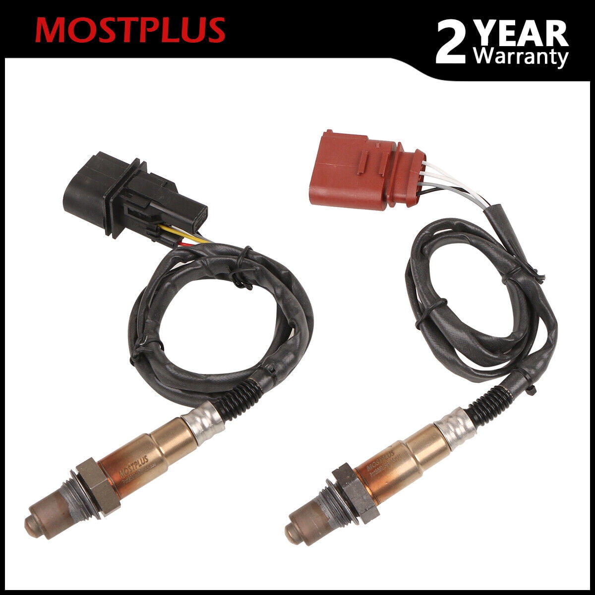 MOSTPLUS Set of 2 Up & Downstream O2 Oxygen Sensor For Audi A4 A8 TT VW ...