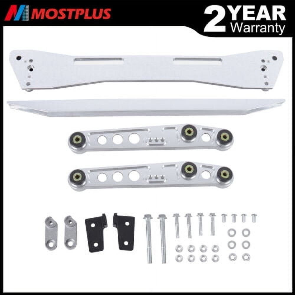 MOSTPLUS Sliver Rear Lower Control Arm Subframe Brace Tie Bar for Honda Civic 92-95 EG - Walmart.com