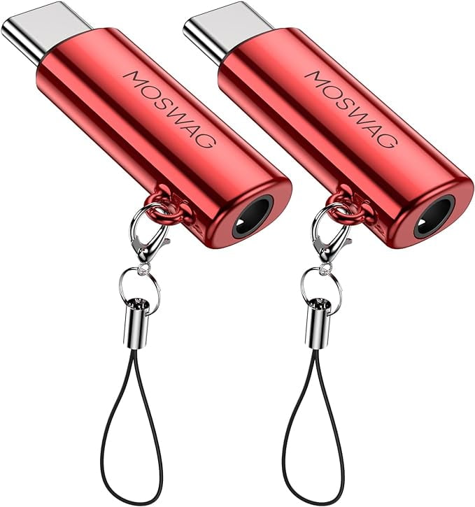 MOSWAG USB C to 3.5mm Headphone Adapter Type C Headphone Adapter Aux ...