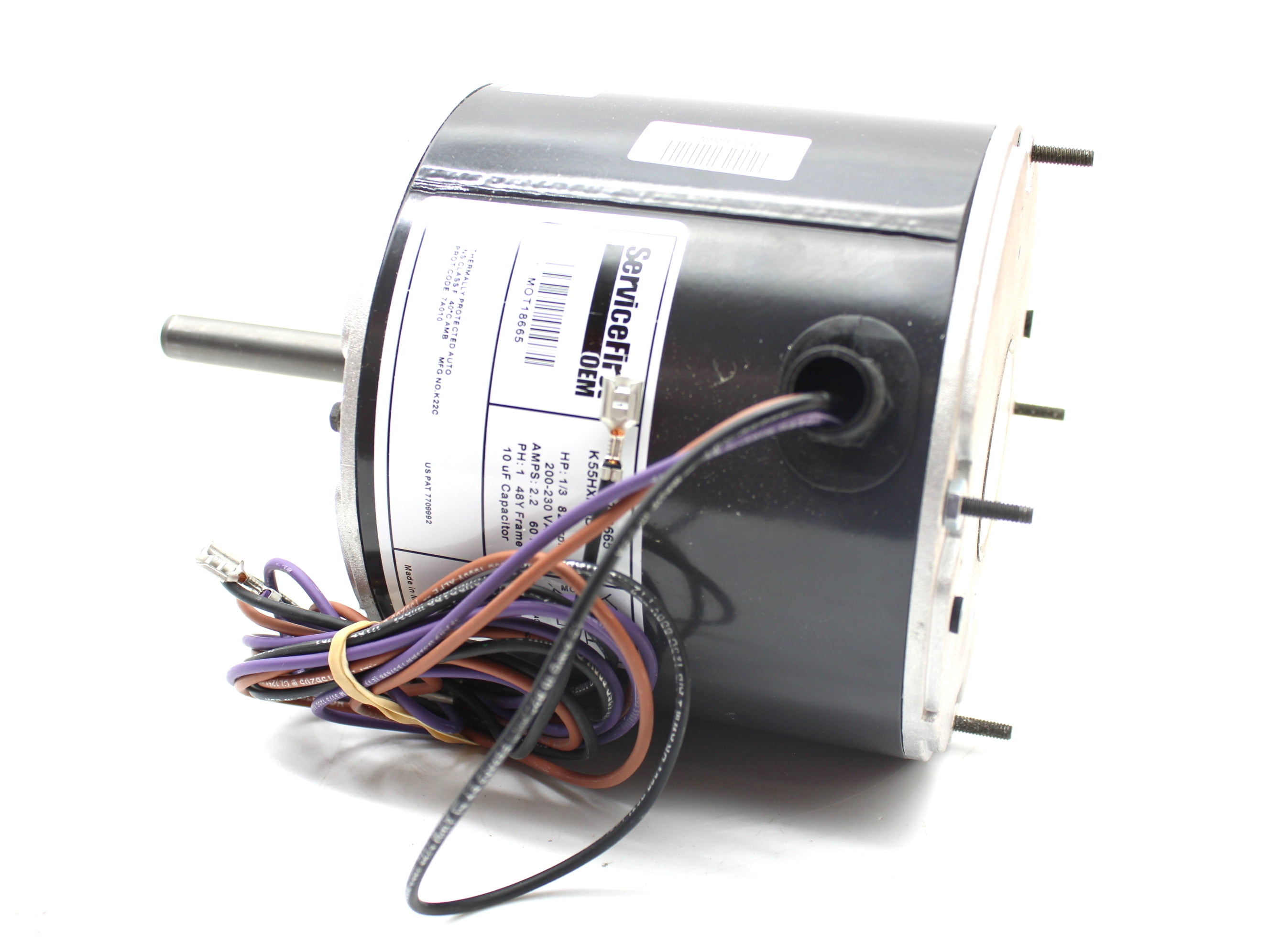 MOT18665 Trane 200-230V 1/3Hp 850Rpm Teao Mtr OEM MOT18665 - Walmart.com