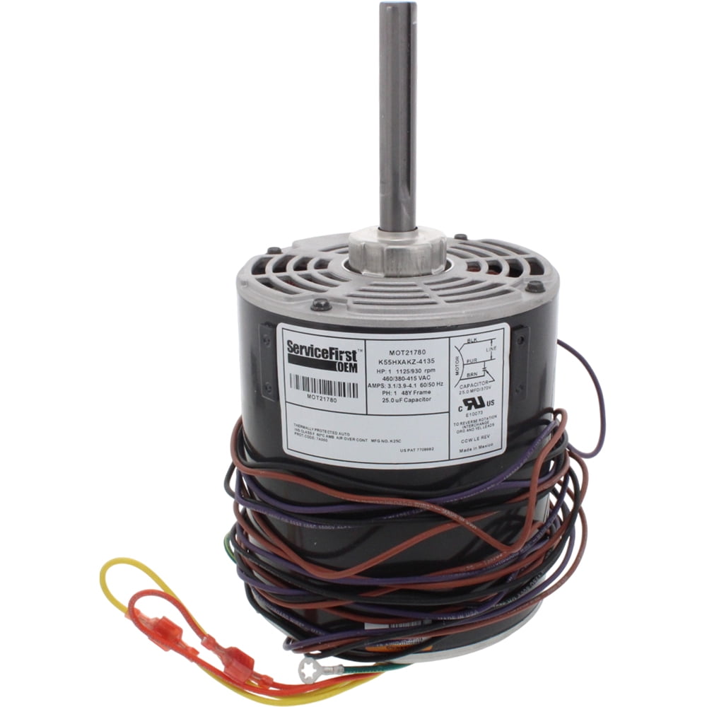 MOT21780 - OEM Upgraded 1 HP Condenser Fan Motor Replaces Trane ...