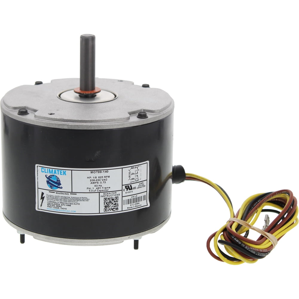 MOT99-140 - ClimaTek Upgraded Condenser Fan Motor Replaces ClimaTek ...