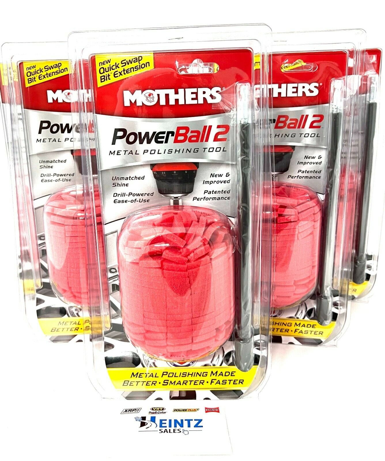 MOTHERS 05143 Powerball 2 - 6 PACK - 10" Quick Swap Bit Extension ...