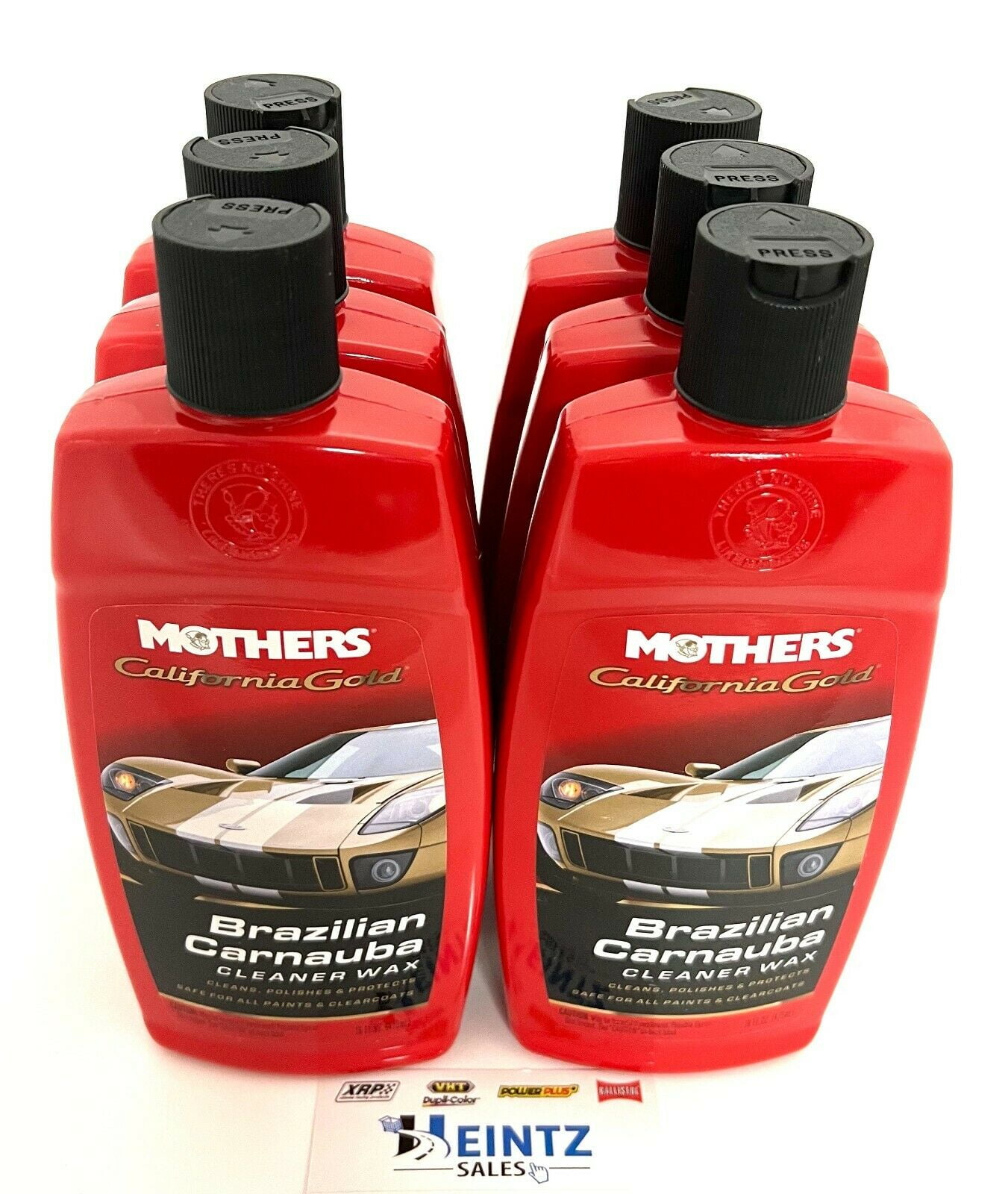 MOTHERS 05701 California Gold Brazilian Carnauba Cleaner Wax 6 PACK ...
