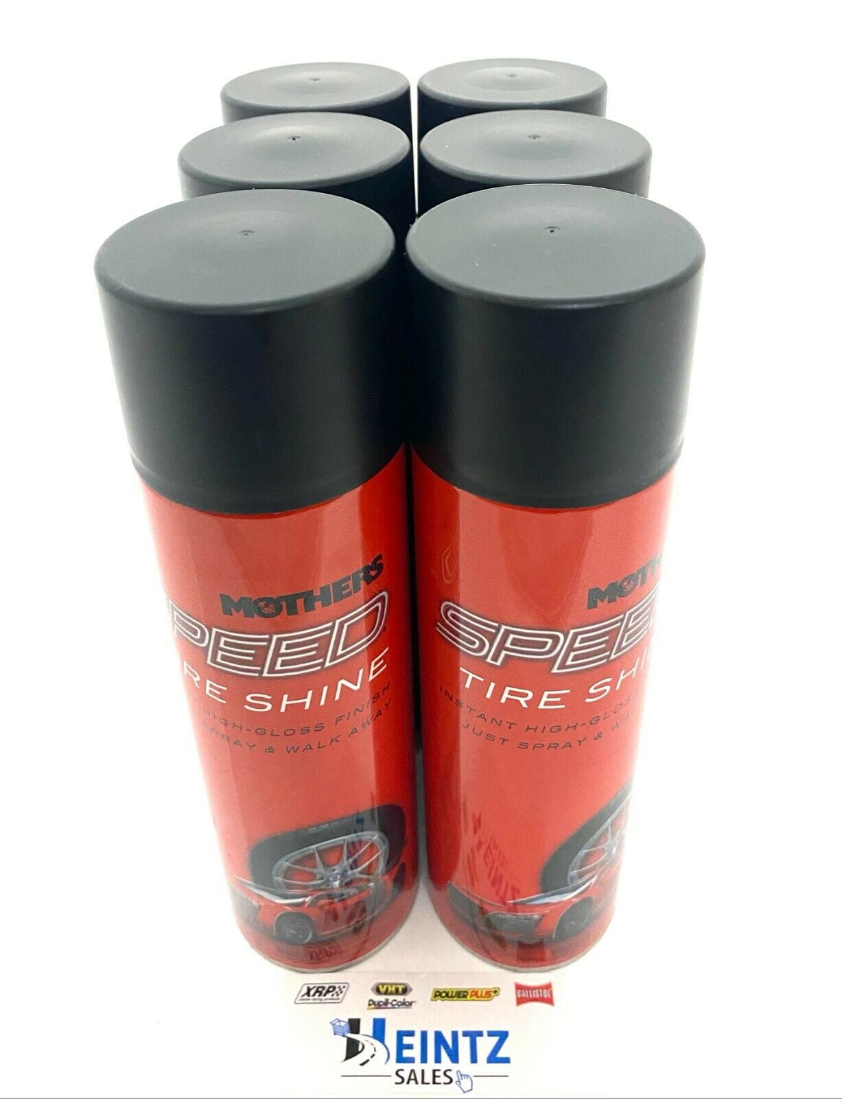 MOTHERS Automotive Speed Tire Shine, 6 PACK, High-Gloss Finish ...