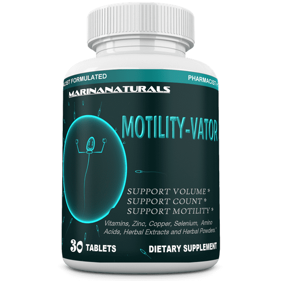 MOTILITYVATOR Natural Vitamins, Minerals, Amino Acids and Herbs that ...