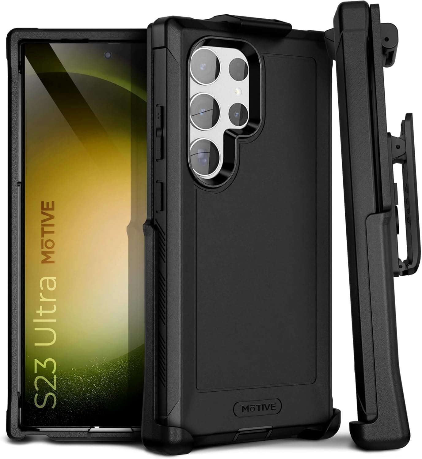 MOTIVE Heavy Duty Case for Samsung Galaxy S23 Ultra, Shockproof ...