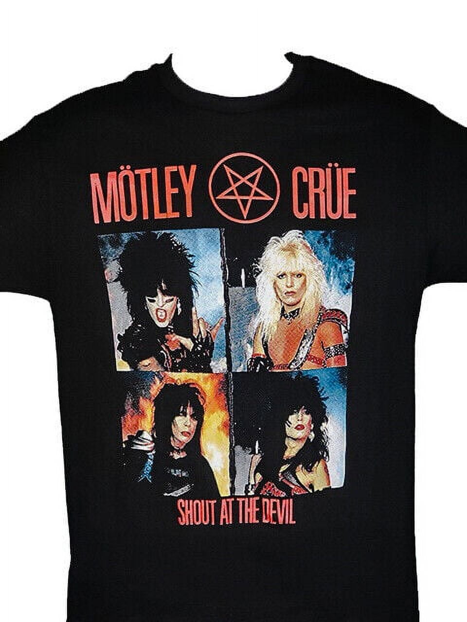 MOTLEY CRUE - SHOUT AT THE DEVIL - NEW Band Merch Black T-shirt ...