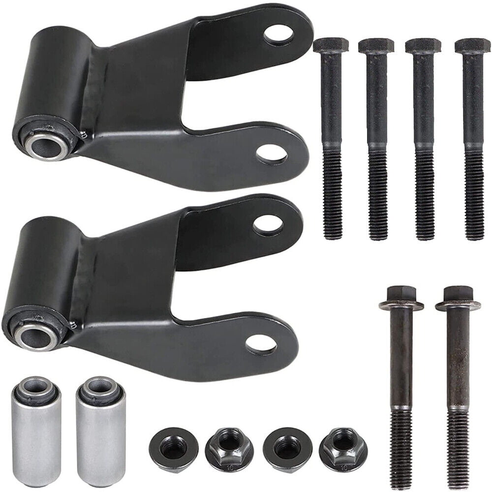 MOTMAX Rear Leaf Spring Hanger Bracket and Shackle Kit for Chevy ...