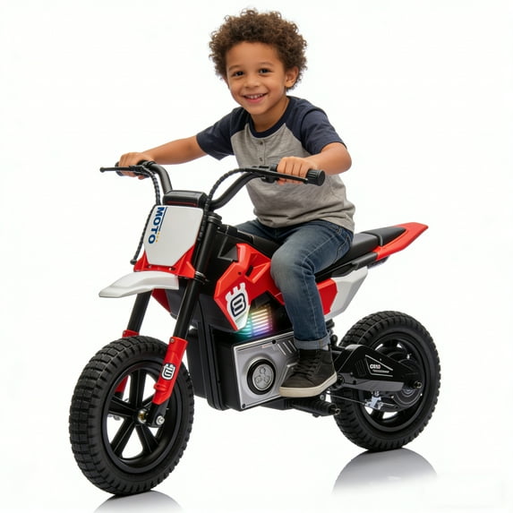 MOTO 24V children's electric off-road motorcycle 200W motor 3-9km/h ...