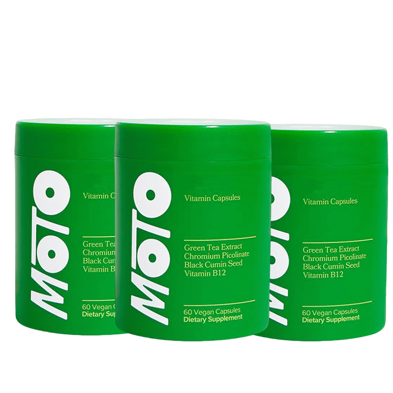 MOTO - Metabolism Boosting Capsule - ((3Pack of ) ) Cups - Walmart.com