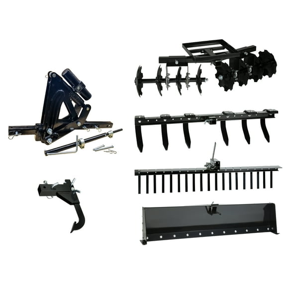 MOTOALLIANCE 6-Piece Hydraulic Kit for ATV, UTV, Tractors - Lift, Rake ...