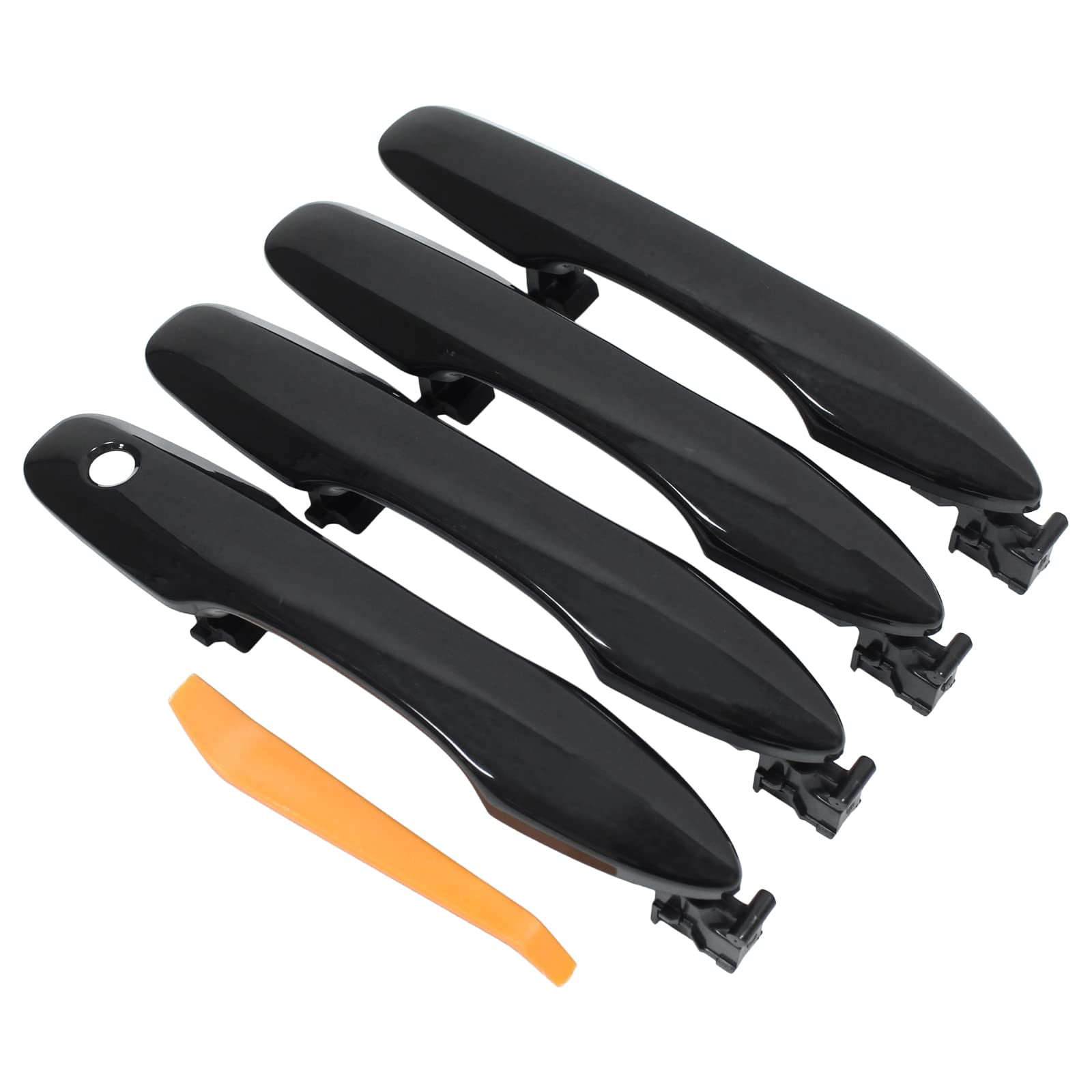 MOTOKU Front and Rear RRF12 Exterior Door Handle Black for Toyota Camry ...