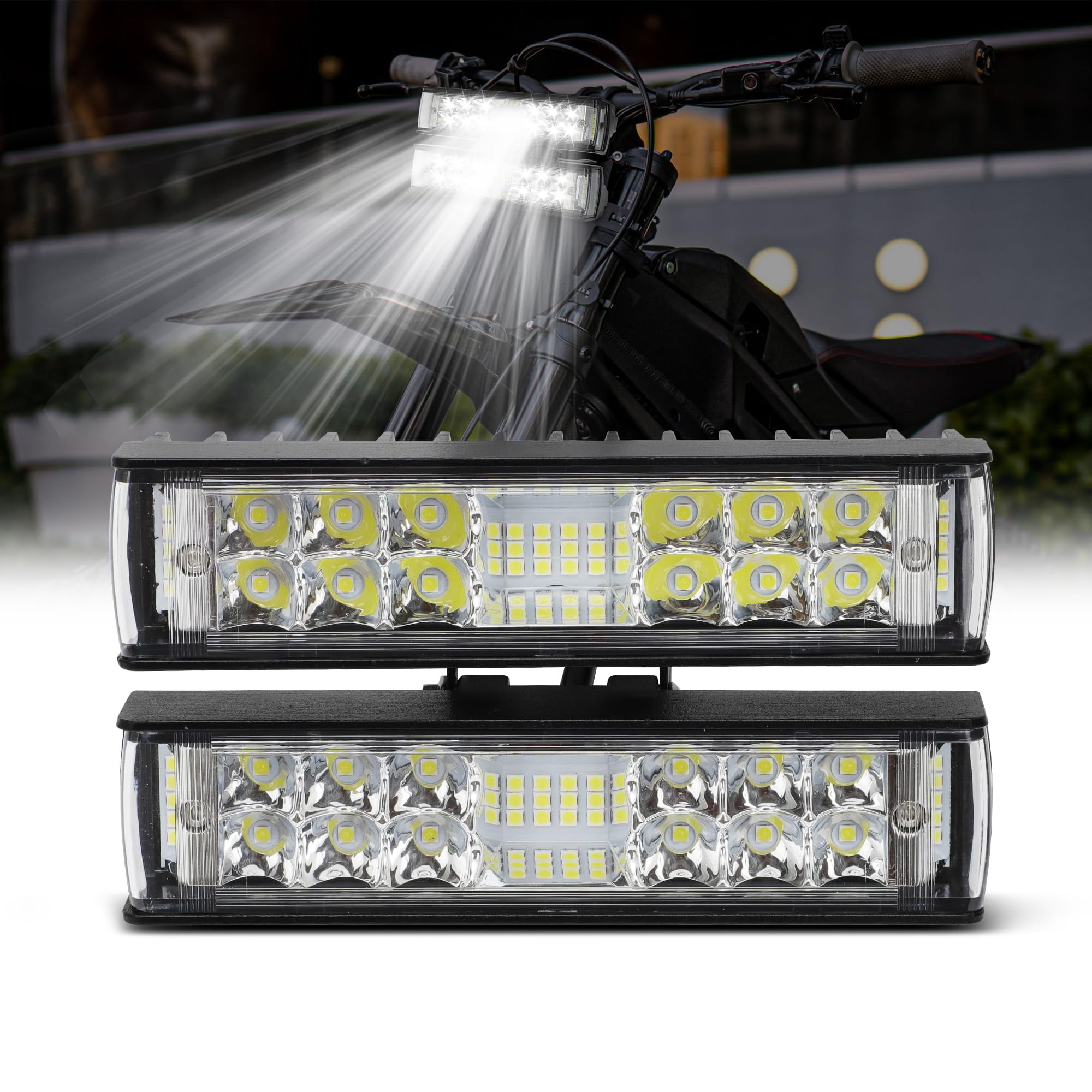 MOTOQUEEN Headlight Kit for 2023 Talaria Sting R MX4 Electric Dirt Bike ...