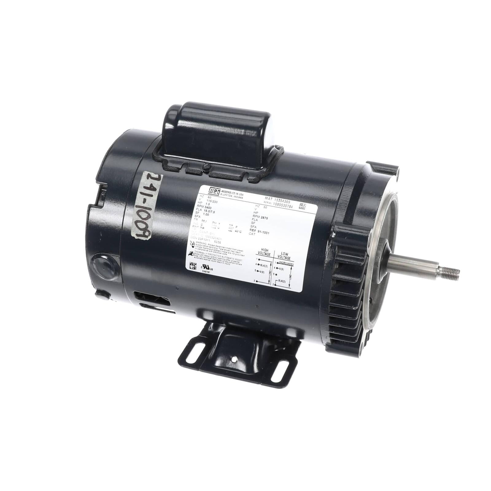 MOTOR, PRE-WASH PUMP ADC-66 1 291-1009 - Genuine OEM Replacement Part ...