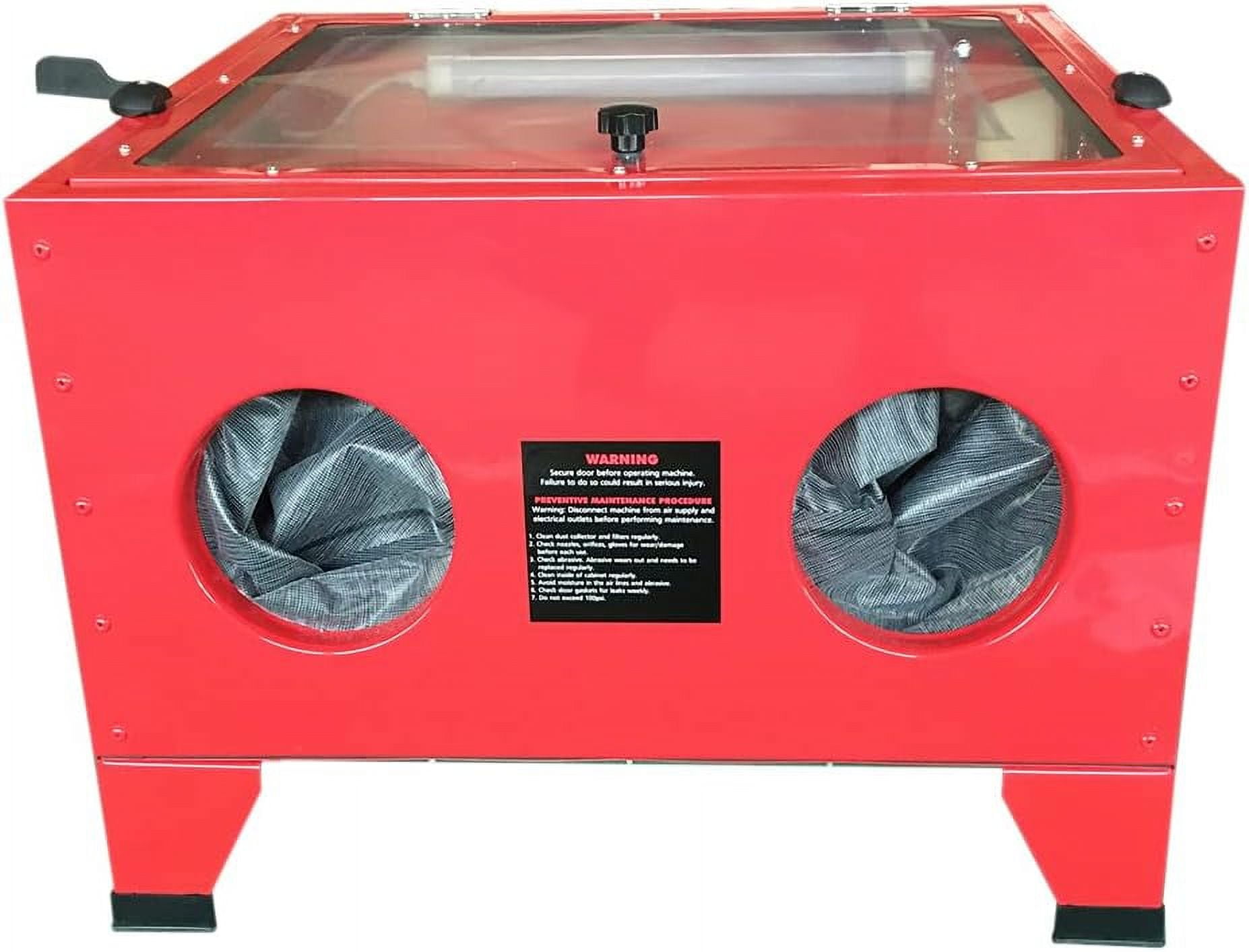 MOTORHOT 25 Gallon Portable Air Sandblasting Cabinet Sandblaster ...