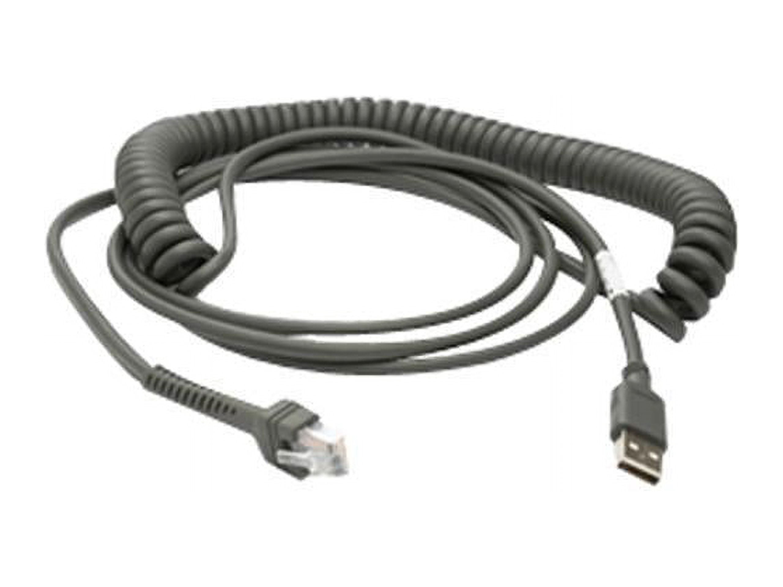 MOTOROLA CBA-U09-C15ZAR 15FT CABLE USB COILED CONNECTOR - Walmart.com