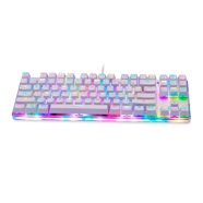 MOTOSPEED K87S Mechanical Keyboard Gaming Keyboard Wired USB Customized LED RGB Backlit with 87 ...