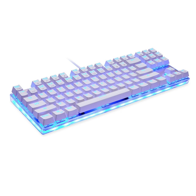 MOTOSPEED K87S Mechanical Keyboard Gaming Keyboard Wired USB Customized LED RGB Backlit with 87 ...
