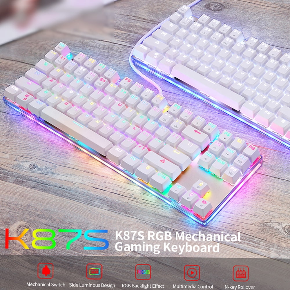 MOTOSPEED Keyboard,K87s Mechanical Usb Wired Led With Usb Wired Led Mechanical Usb Wired Led ...