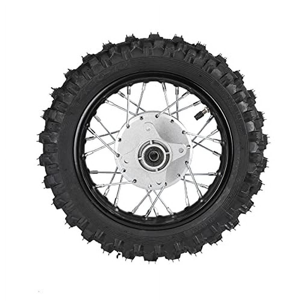 MOTOTPR 10" Rear Wheel Rim 12mm 2.50-10 1.4x10 Tire with Drum Brake for ...