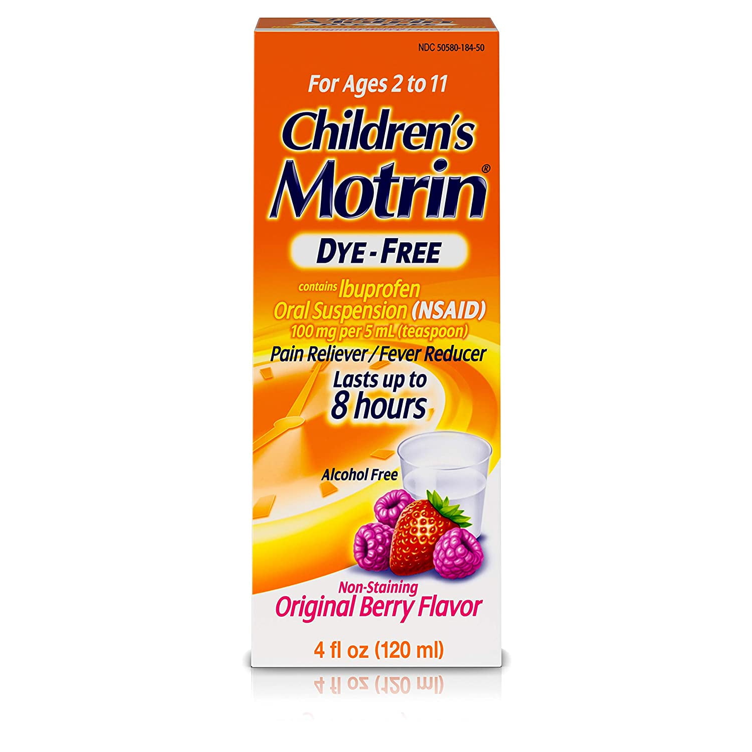 MOTRIN CHILD SUSP BRY DYE-FREE 4 OZ HSA/FSA Eligible - Walmart.com